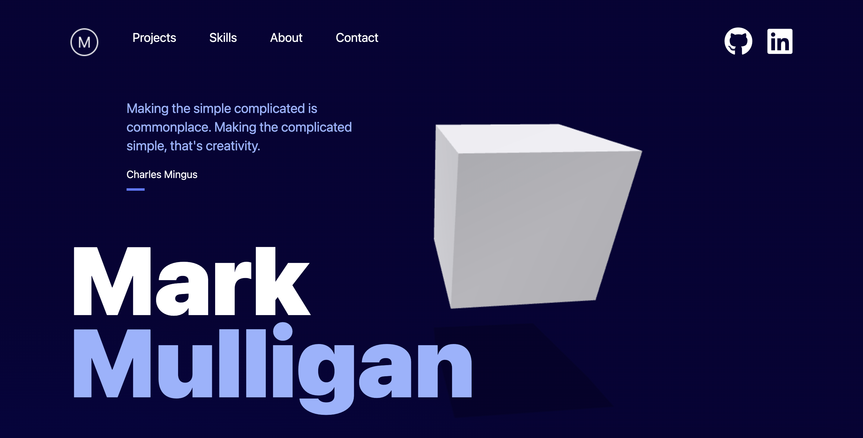 Mark Mulligan - Full Stack Developer